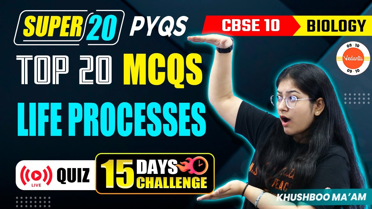 Life Processes PYQs | Class 10 Biology | CBSE 2024 - YouTube