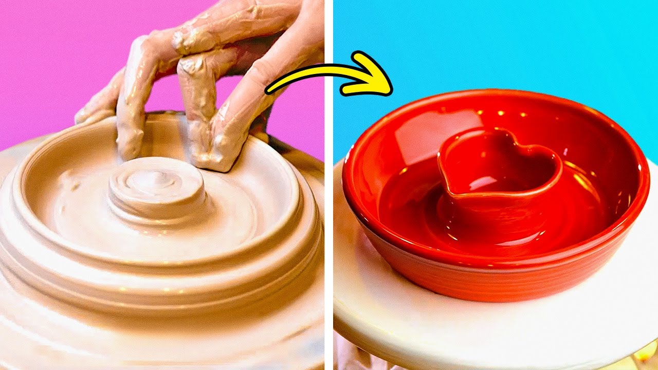 Fantastic Clay Pottery Crafts And Decor DIYs Out Of Clay - YouTube