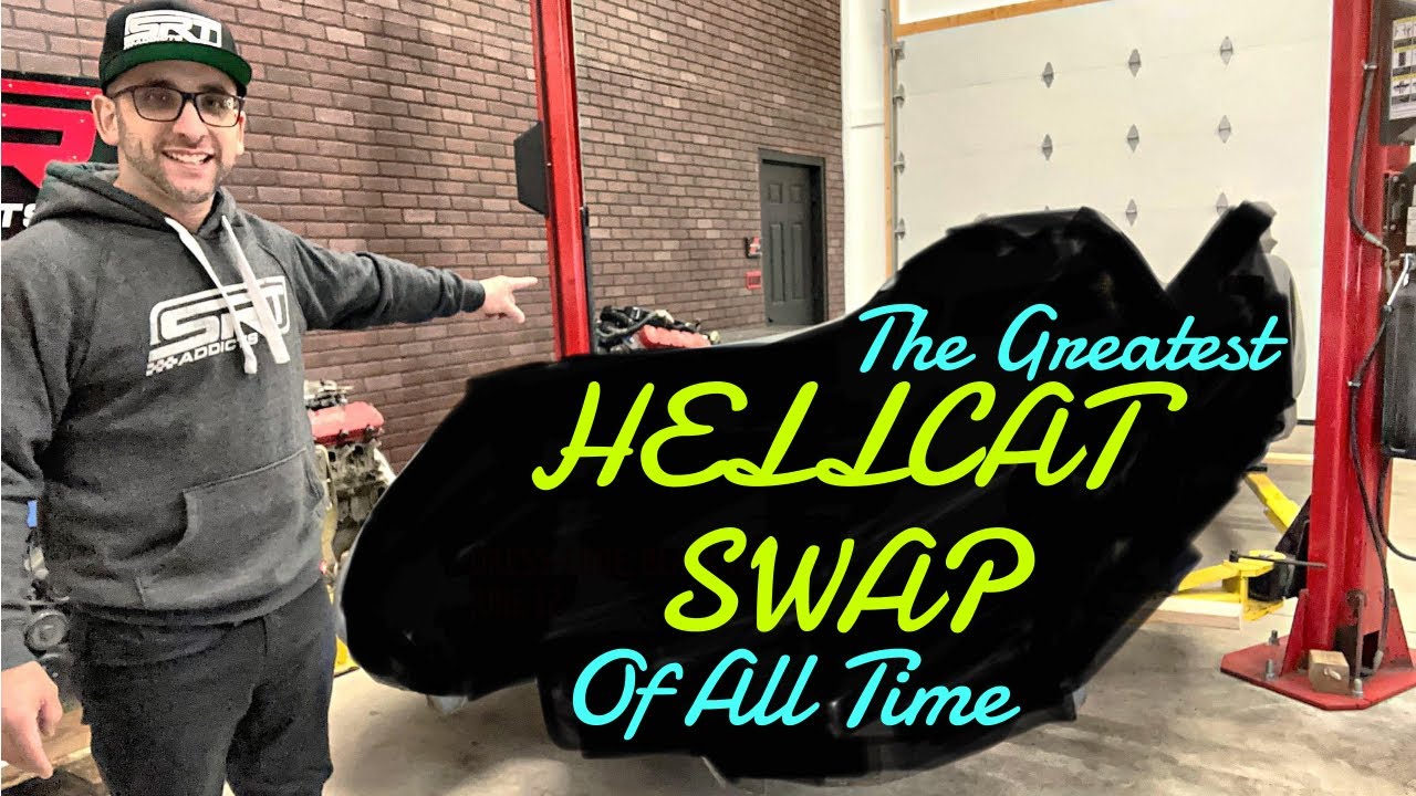 The Greatest Hellcat Swap of All Time!....The Hellbat! Part 1 - YouTube