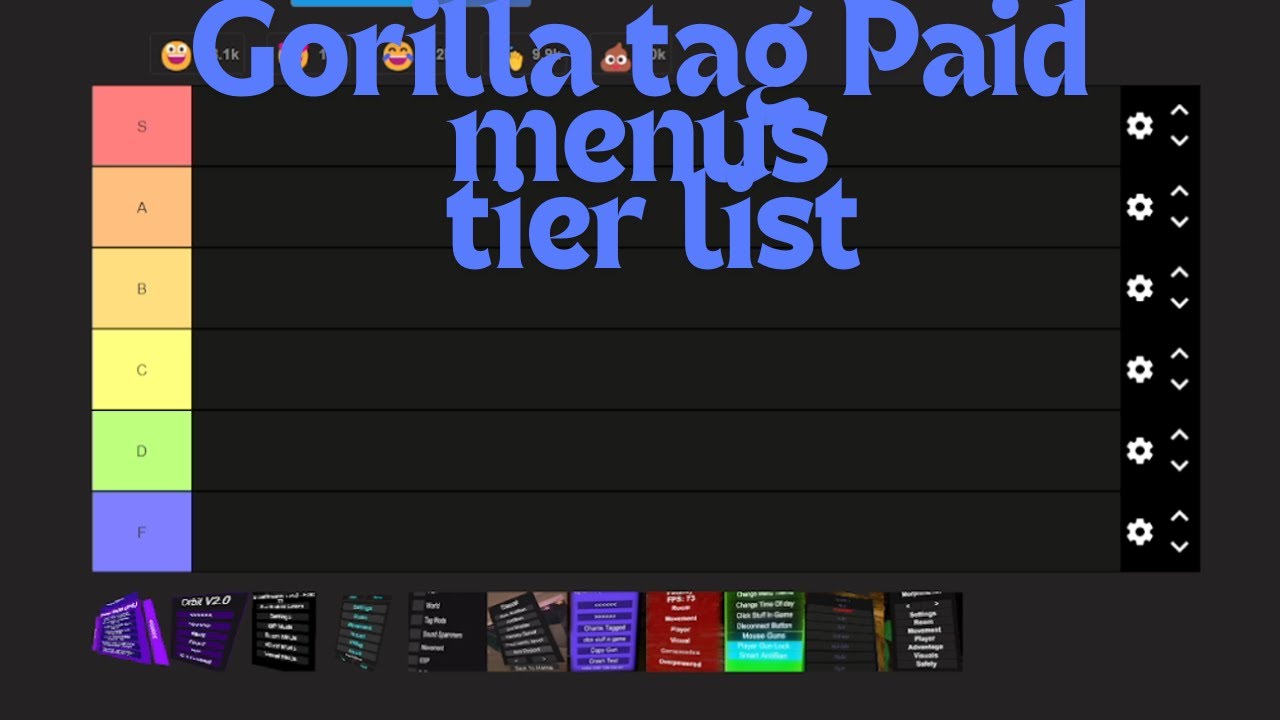 RANKING GORILLA TAG PAID MENUS - YouTube