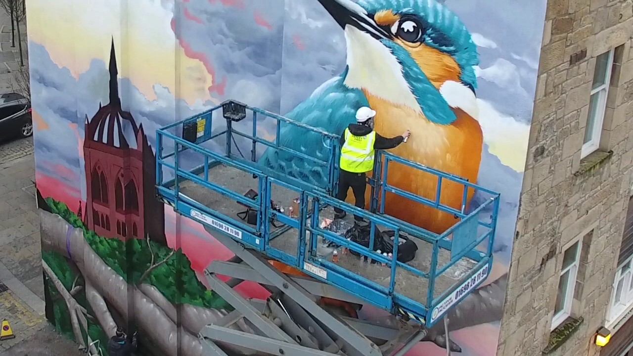 Paisley Mural (Johnston Street) by Mark Worst - YouTube