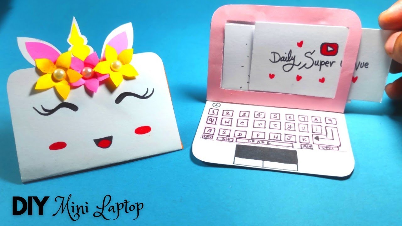 DIY Mini Laptop | Interesting Origami | Origami Super Easy | Paper ...