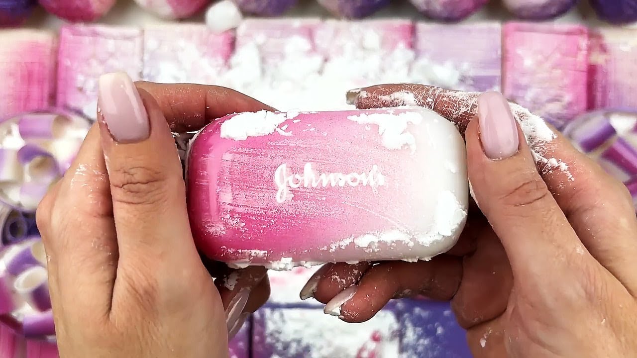 ASMR SOAP💗Crushing soap stripes💗Gym chalk💗Cutting cubes💗Soap boxes with ...