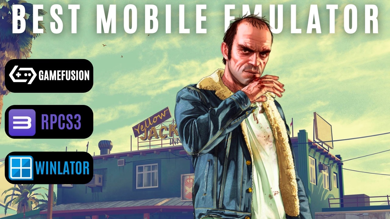 GTA 5 | Gamehub vs Winlator vs RPCS3 | Best Mobile Settings for 60 FPS ...