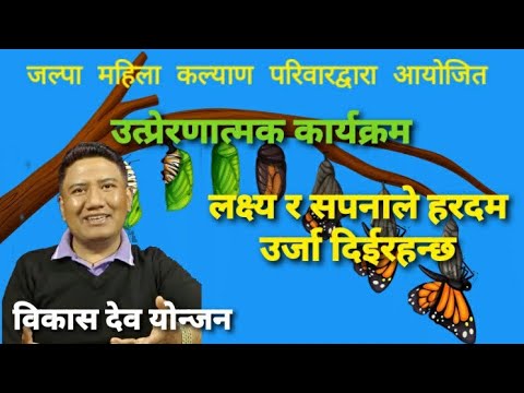 Dream & Goal always give energy # लक्ष्य र सपनाले जीवन जिउन उत्प्रेरित गरिरहन्छ # Vikash Dev ...