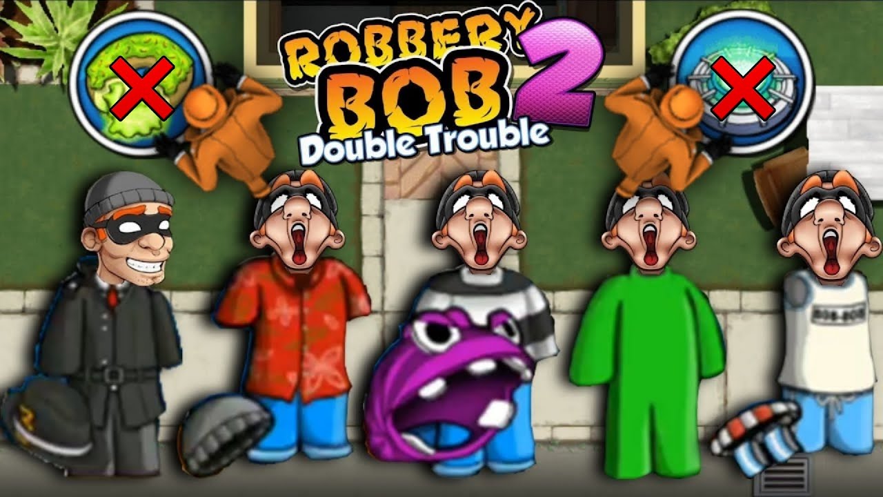 Robbery Bob 2 - All Costumes Funny Gameplay Part 356 - YouTube