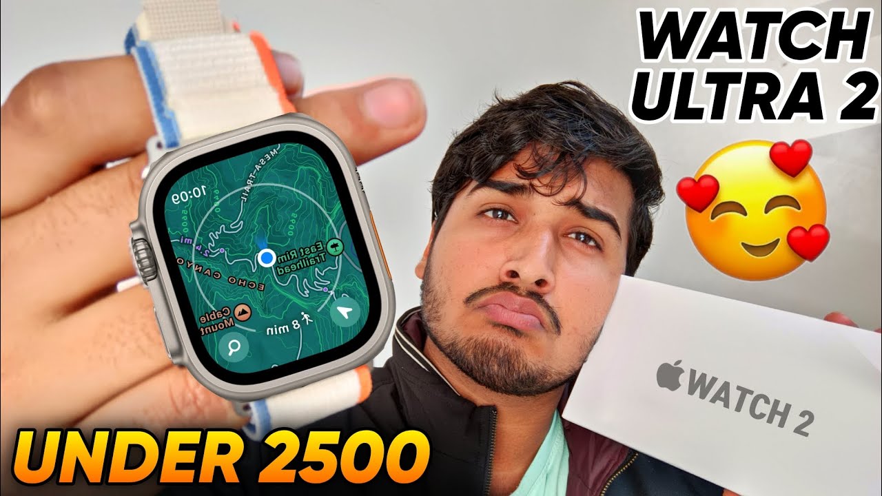 Apple Watch Ultra 2 Clone 🤯| Under 2500 Watch Ultra ⚡| 90Hz OLED ...