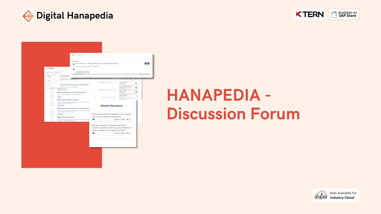 HANAPEDIA - Discussion Forum - YouTube