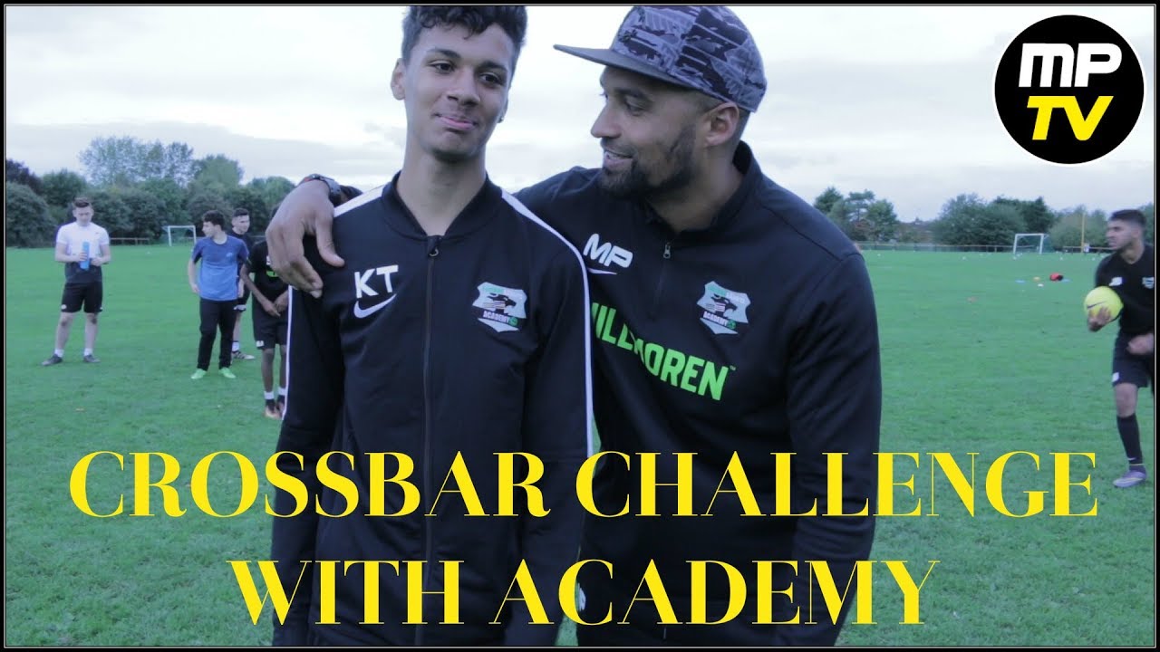 CROSSBAR CHALLENGE FSD ACADEMY BOYS! soccer drills - YouTube