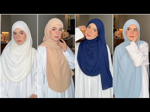 Full Coverage Hijab Style For Daily Use । Simple Hijab Style । New Hijab Style 2025 ।