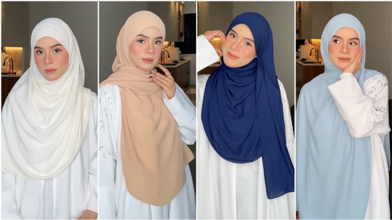 Full Coverage Hijab Style For Daily Use । Simple Hijab Style । New ...