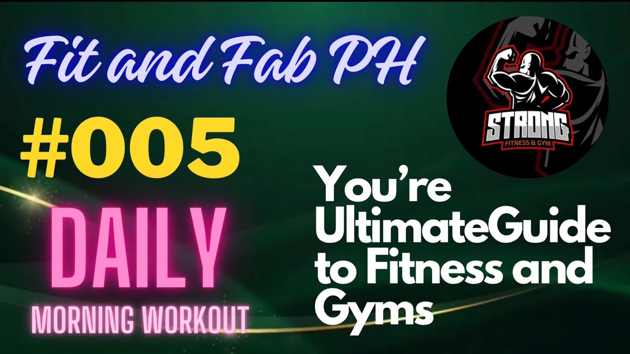 Daily Morning Workout Day 5 | Fit and Fab PH | Fitness and gym - YouTube