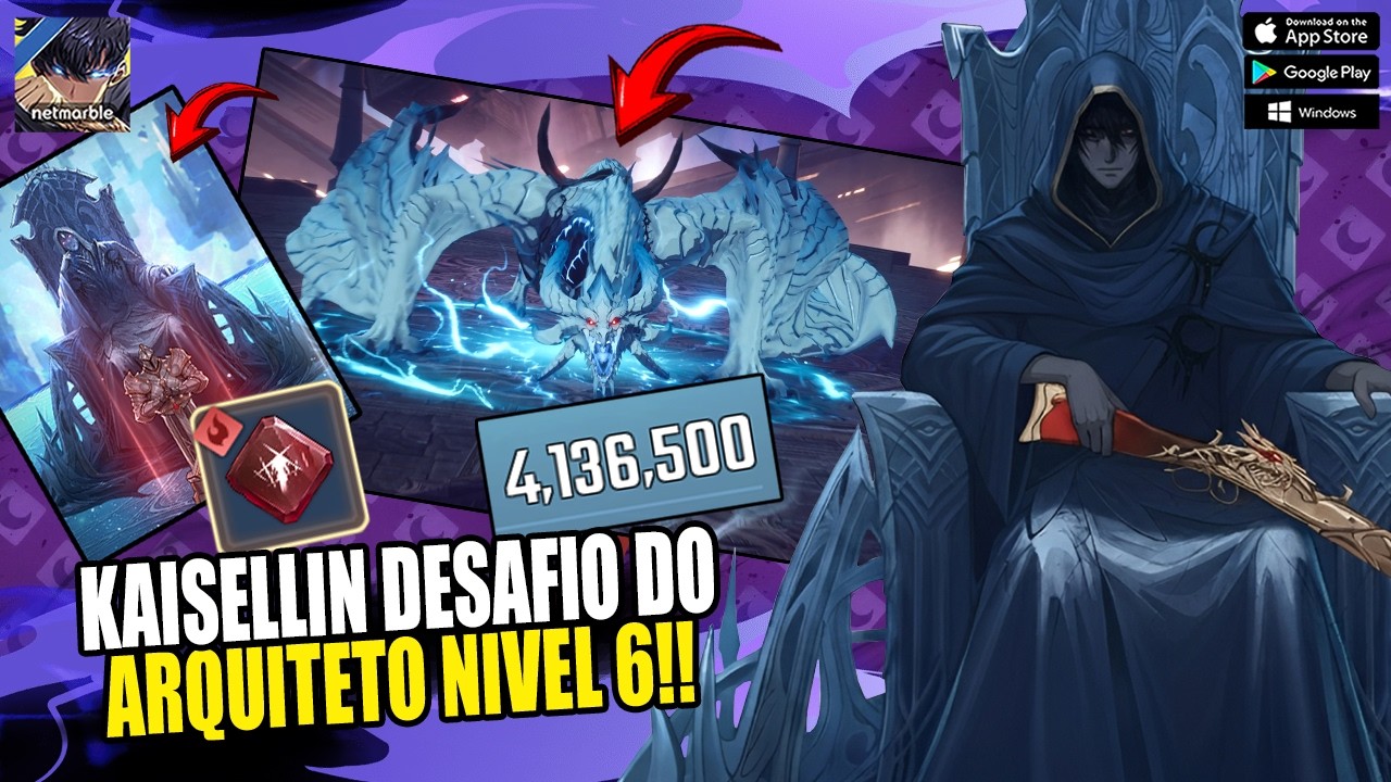 MELHOR COMBO DE TREVAS? KAISELLIN DESAFIO DO ARQUITETO NIVEL 6 4M136K ...