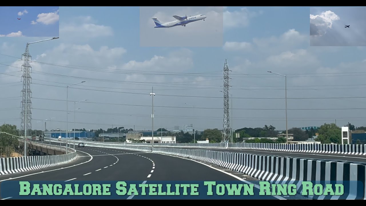 Driving through the newly inaugurated Bangalore Satellite Ring Road ...
