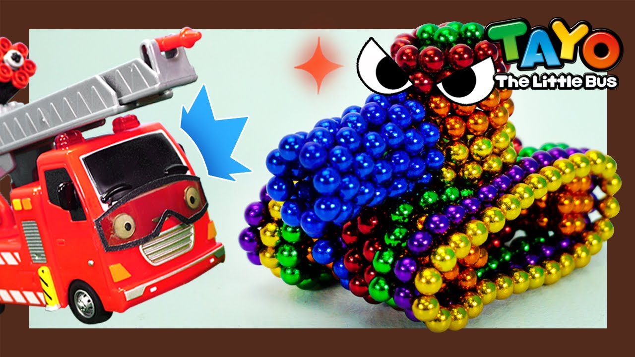 Tayo Toys Monster Police Cars l बहादुर राक्षस कारें l चुंबक राक्षस ...
