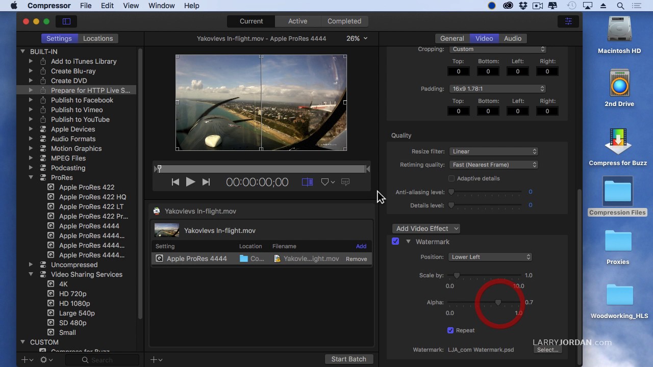 Job Chaining Speeds Compression (Apple Compressor) - YouTube