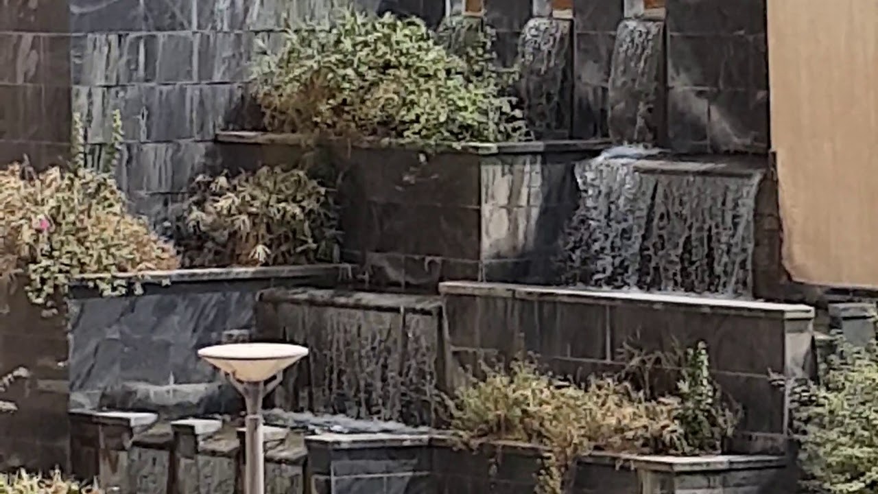 Beautiful artificial waterfall creation - YouTube