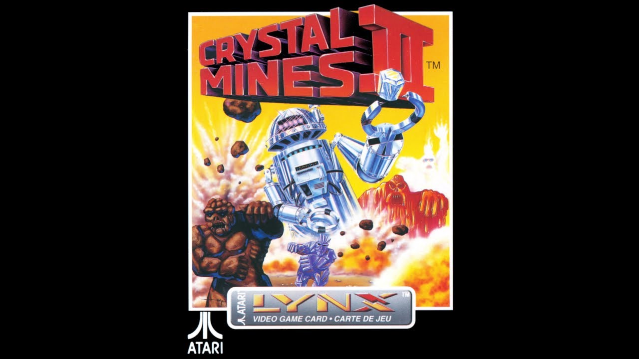 Atari Lynx - Crystal Mines II 'Title, Credits & Gameplay' - YouTube
