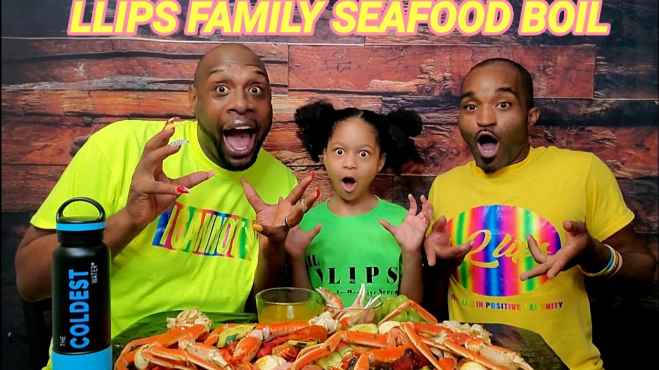LLIPS FAMILY SEAFOOD BOIL MUKBANG 해물먹방 ... EATING SHOW 먹방 ... - YouTube