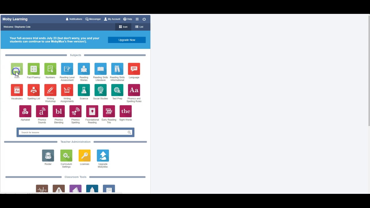 Mobymax tutorial - YouTube