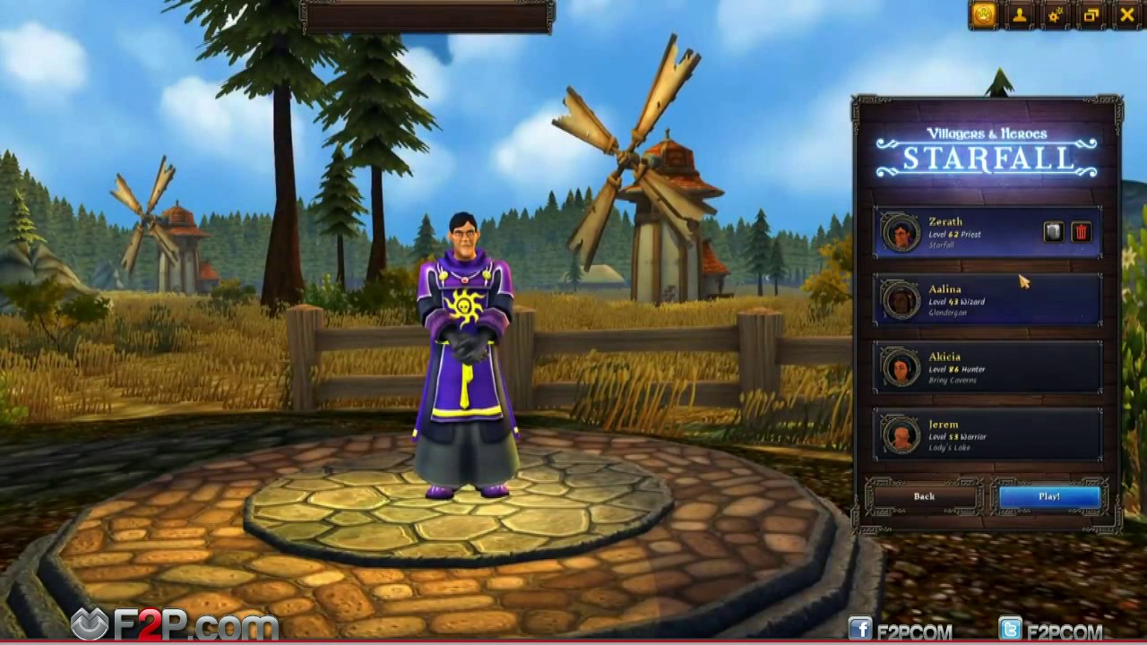 Villagers & Heroes Starfall Expansion Trailer - YouTube