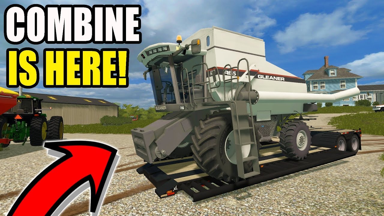 FARMING SIMULATOR 2017 | THE NEW COMBINE HAS ARRIVED ON THE FARM | IOWA ...