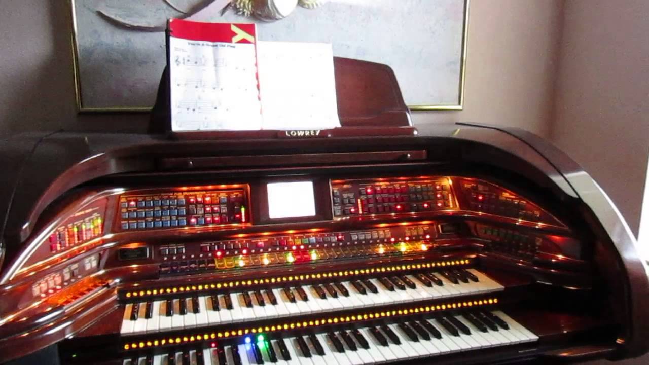 Sold!! For Sale, Lowery organ Hudson Florida - YouTube