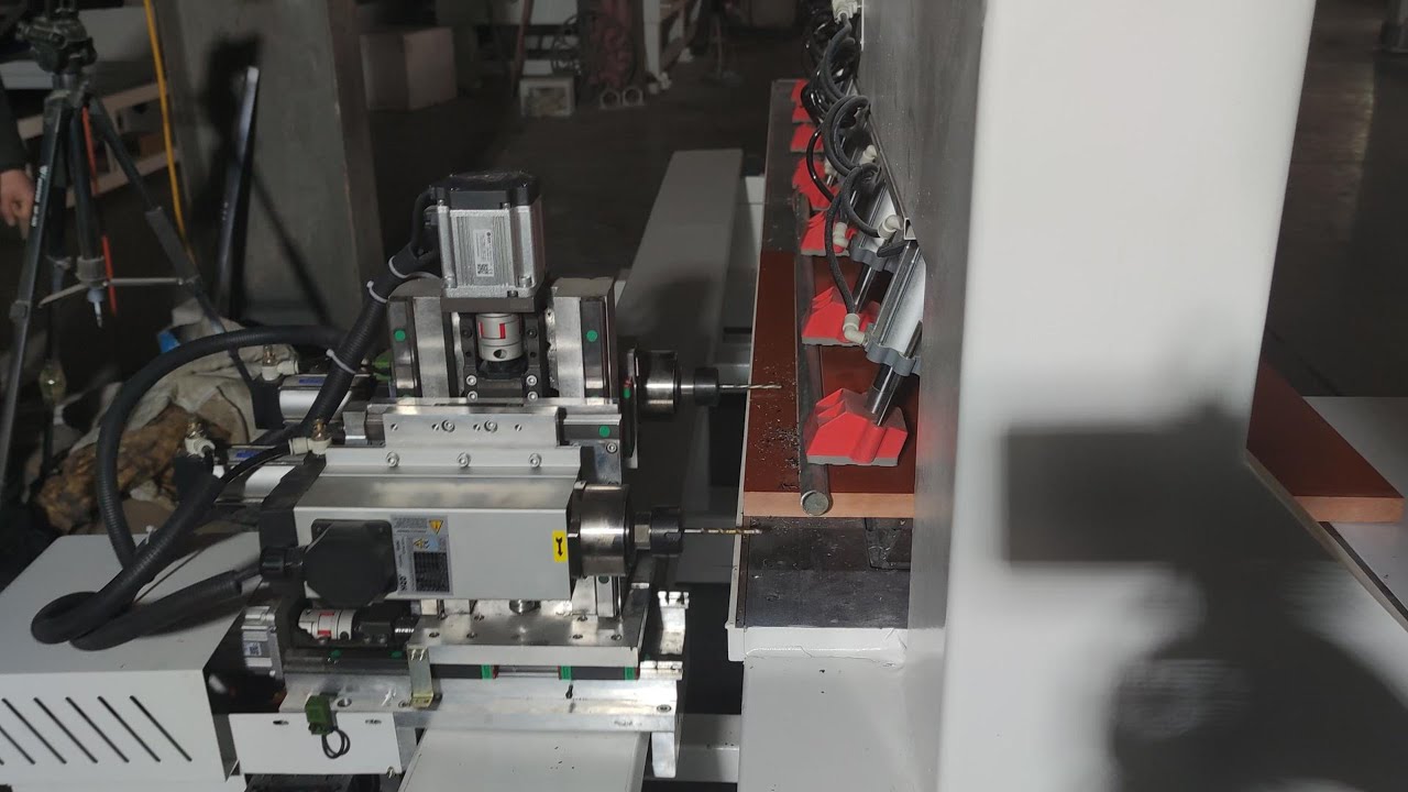 Steel Pipe Drill Machine - YouTube