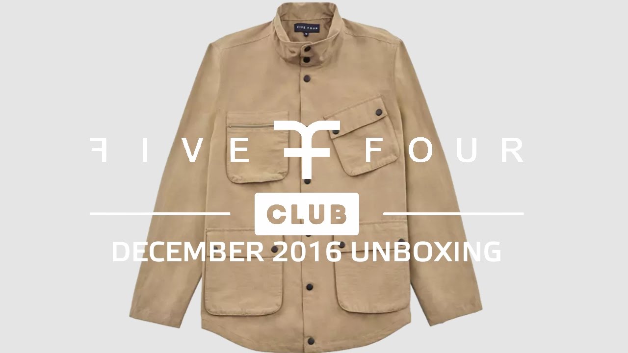 Five Four Club December 2016 Unboxing - YouTube