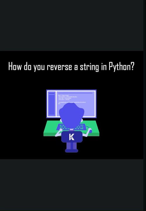 Quick way to reverse a string in python. | #shorts | #coding | #python | #interview - YouTube