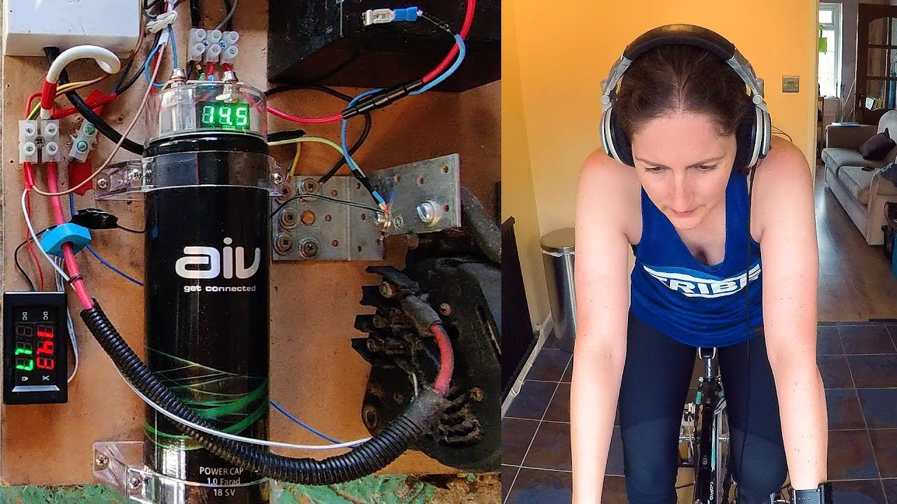 How to Build a Bike Generator - Capacitor and Battery Setup | DIY ...