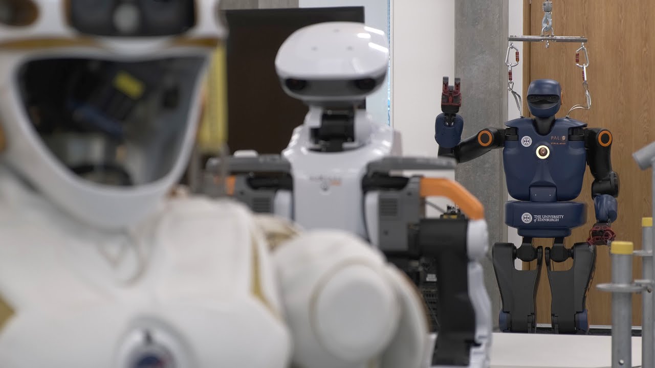 TALOS Humanoid Robot Arrives in Edinburgh - YouTube