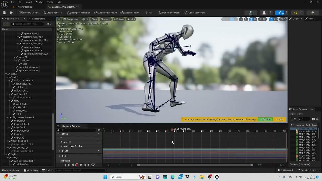 Unreal Engine: how to fix/modify an animation. Quickly and easily! (ENG) - YouTube