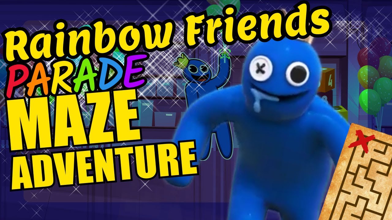Rainbow Friends Maze Adventure Educational Video for Kids - YouTube