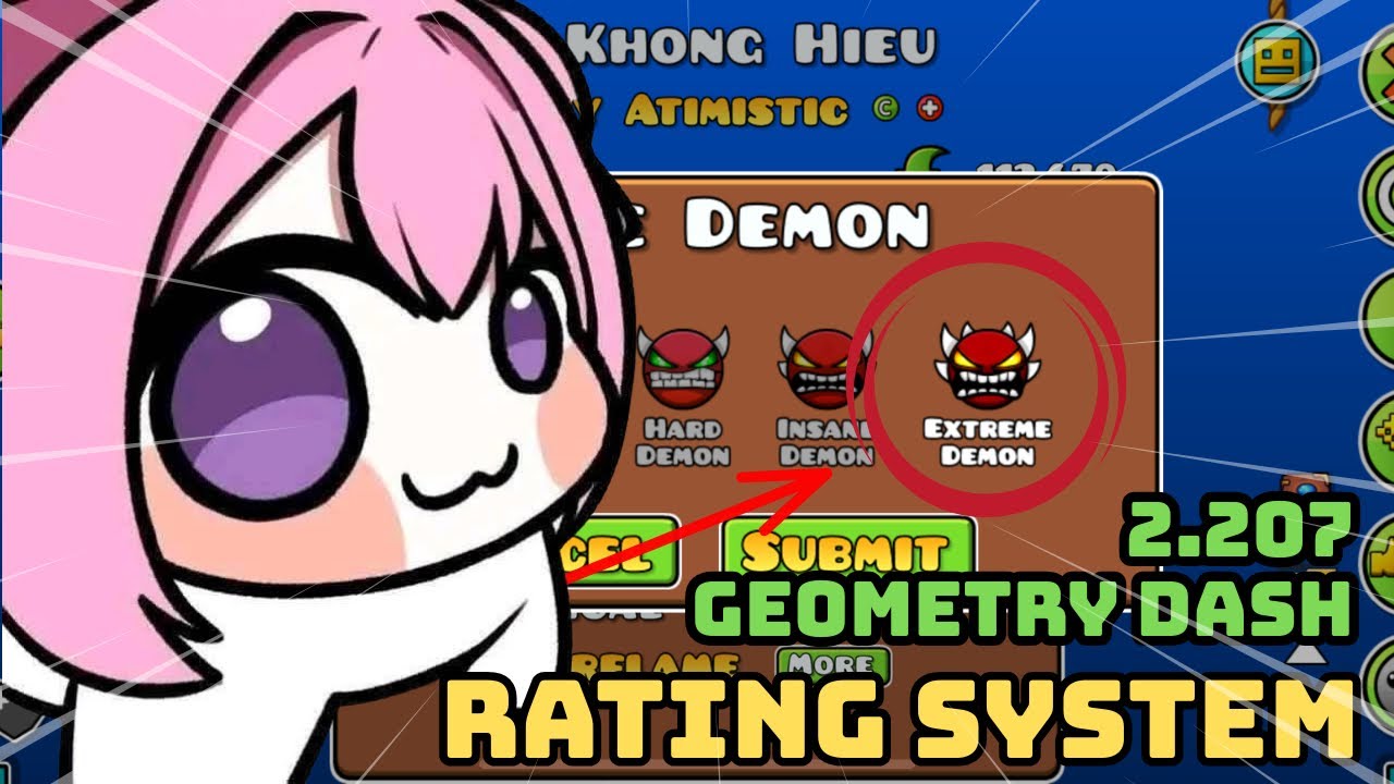 Điều Cơ Bản Về Hệ Thống Rating Trong GEOMETRY DASH - YouTube