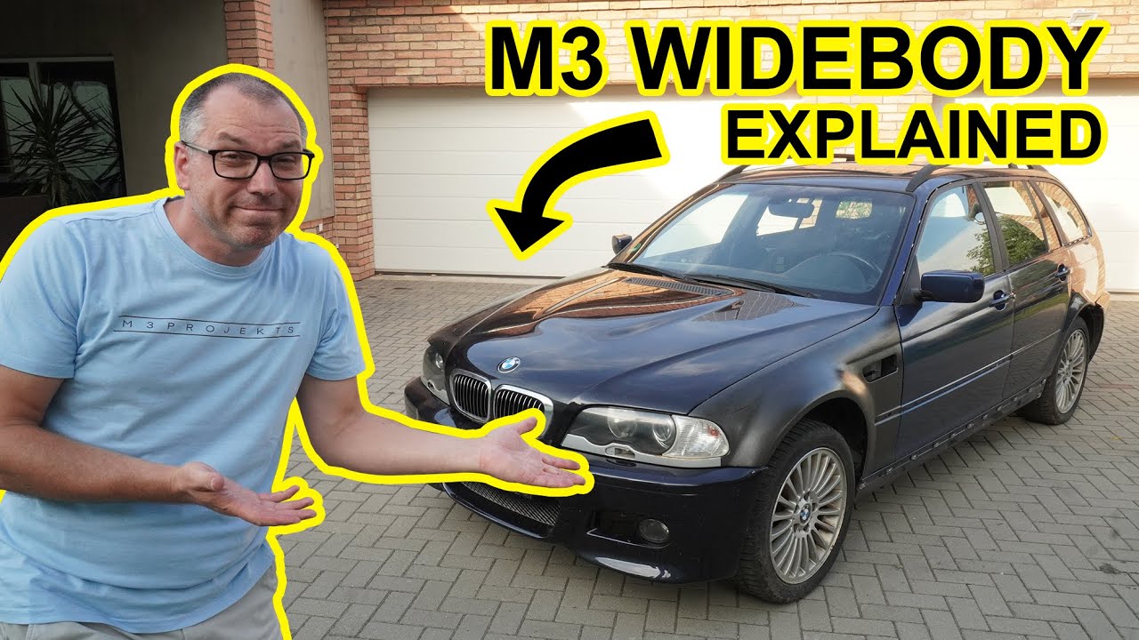 BMW E46 M3 TOURING BUILD | Ep3 | M3 widebody parts finally on the ...