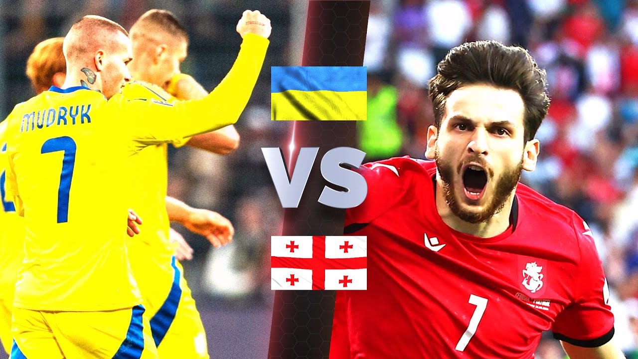 Ukraine vs Georgia 1-0 Goal & Higlights #football #footballhighlights # ...