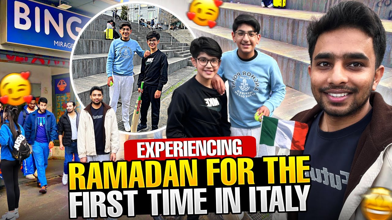 EXPERIENCING RAMADAN FOR THE FIRST TIME IN ITALY 🇮🇹 | RAMADAN PRE | RAMZAN IN ITAKY - YouTube
