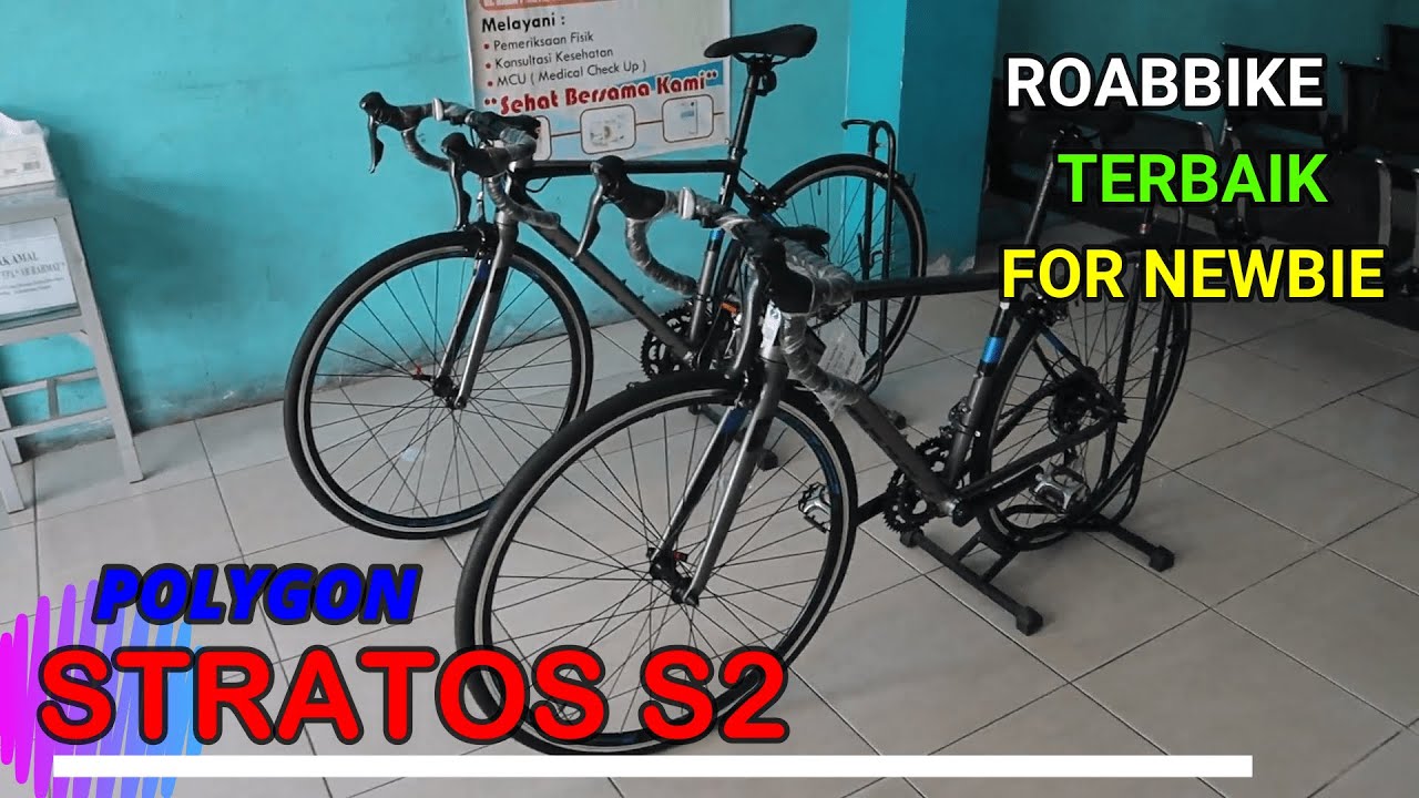 POLYGON STRATOS S2 // ROADBIKE BUAT PEMULA TERBAIK - YouTube