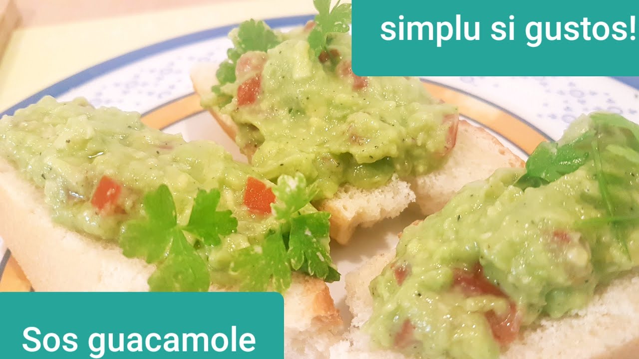 Sos de avocado (sos mexican) #64 - YouTube