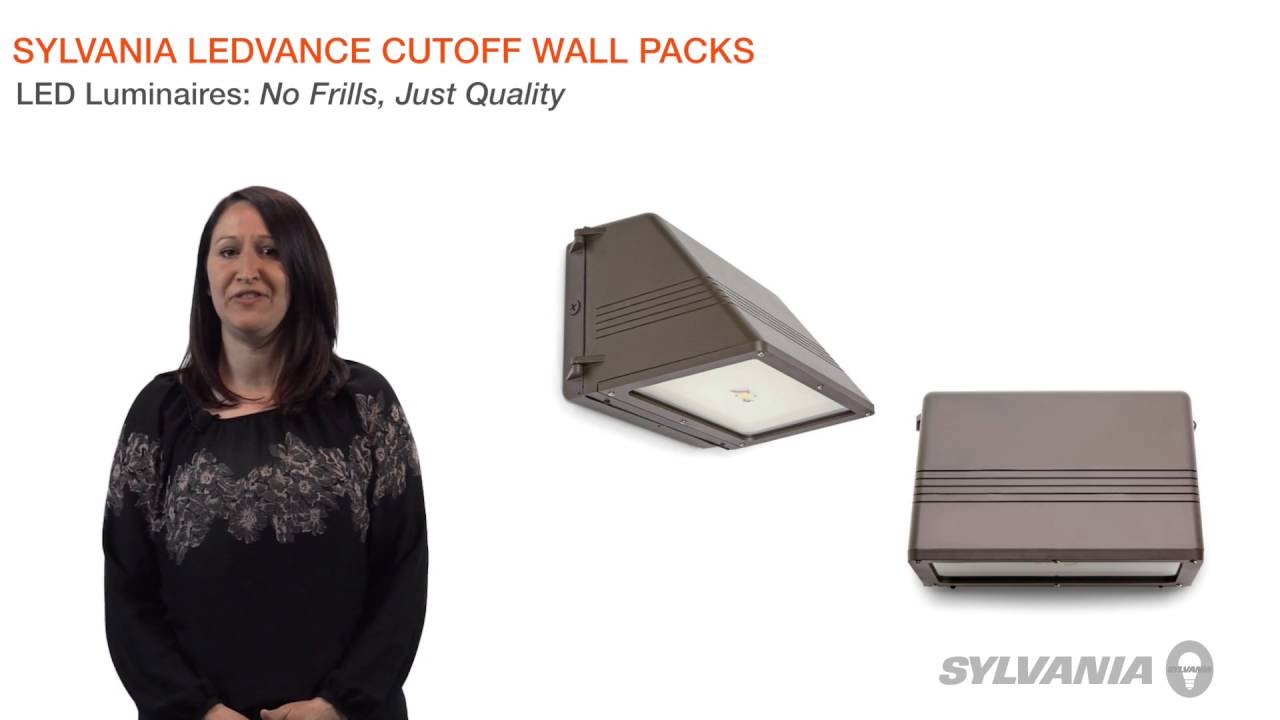 SYLVANIA LEDVANCE Cut off Wallpack Luminaire - YouTube