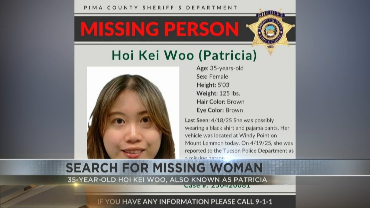Missing Tucson woman, Patricia Woo, last seen on Mount Lemmon - YouTube