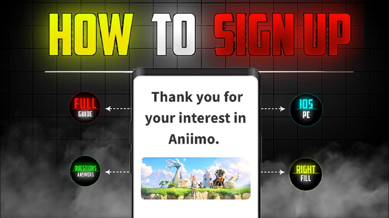 ANIIMO SECOND CLOSED BETA SIGN UP 🔥 STEP-BY-STEP FULL GUIDE (iOS + PC ...