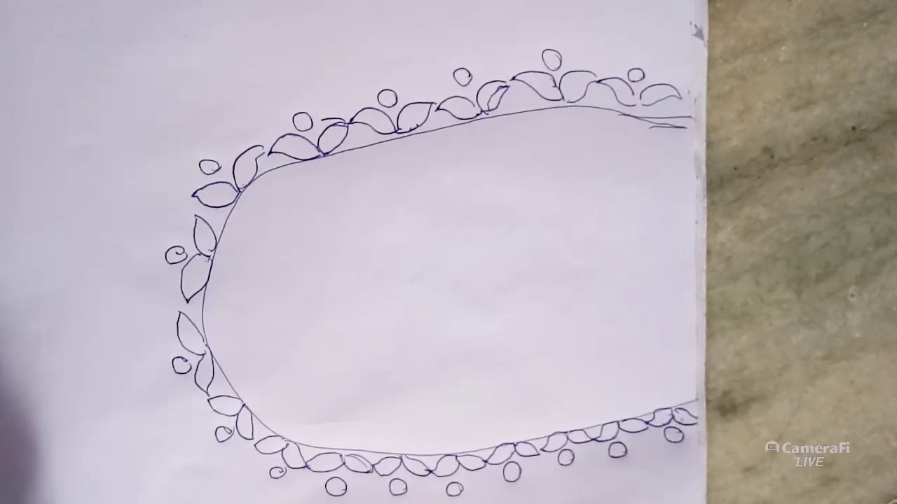 Maggam new design drawing. - YouTube