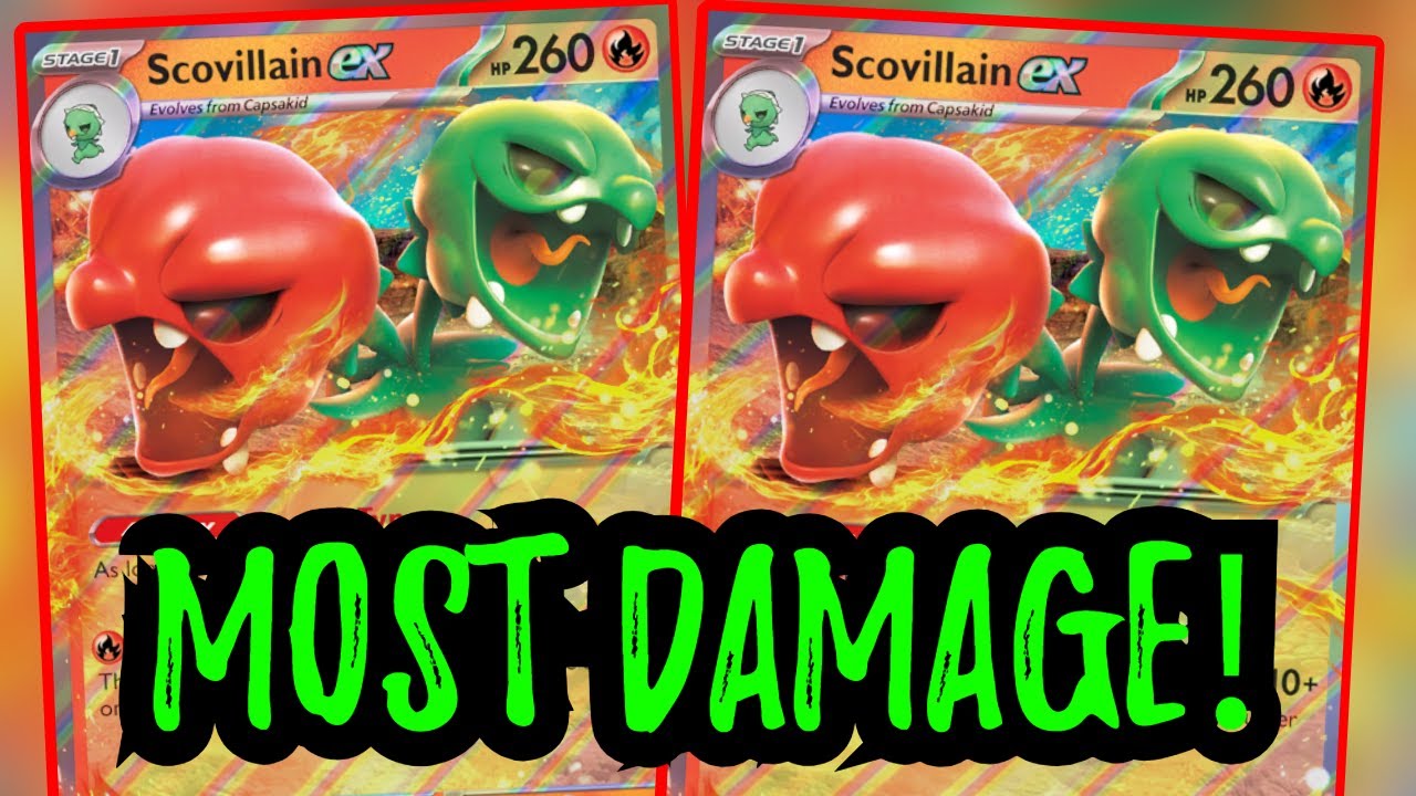Scovillian is the BIGGEST HITTER in the Game! Pokemon TCG Live - YouTube