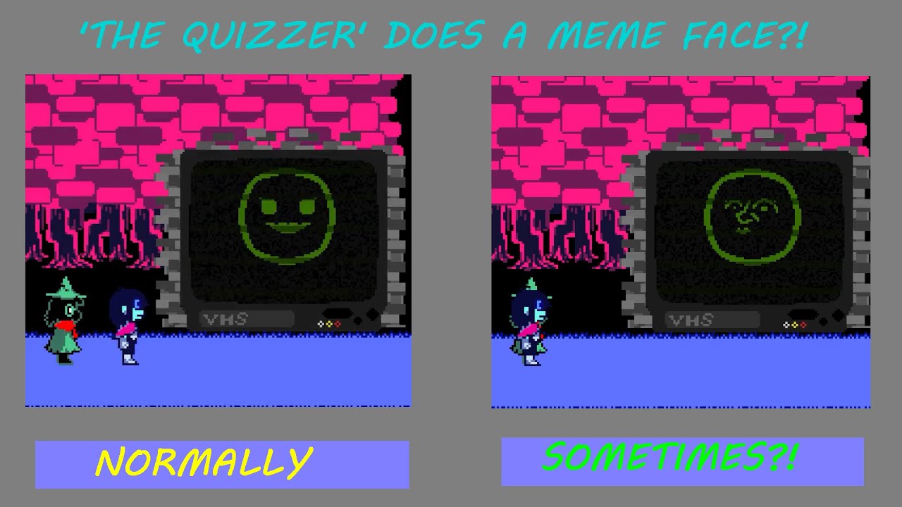 'The Quizzer' Secret Meme Face! (Small In-Game Detail) - RIBBIT! A mod ...