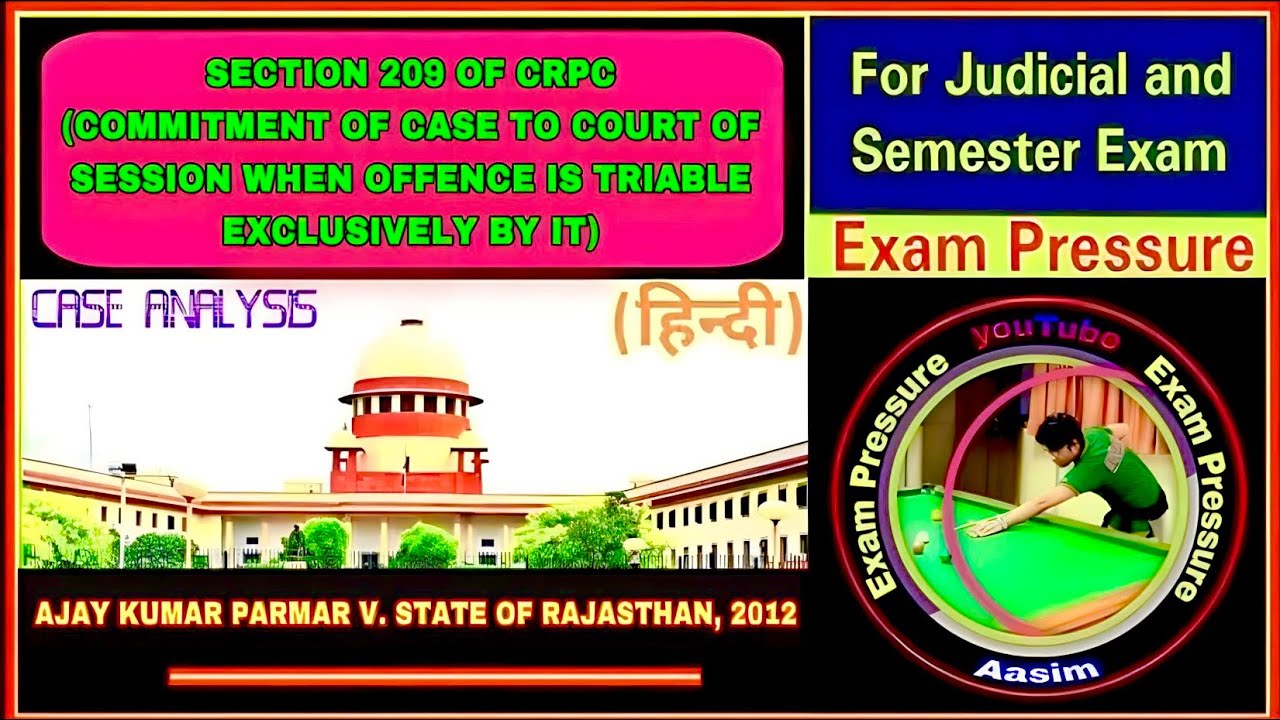 Ajay Kumar Parmar V. State of Rajasthan, 2012 | CrPC, 1973 | Law ...