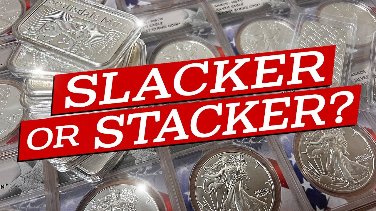 Slacker or Stacker? Let's look at some American Eagles and silver bars ...