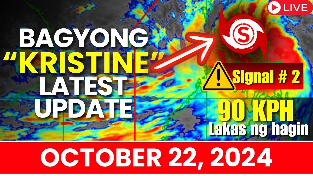 Bagyo Update Today October 22, 2024 | Low Pressure Area in the ...