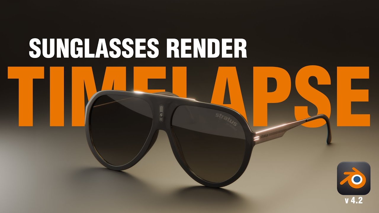 Model Sunglasses in Blender - Product Render - YouTube